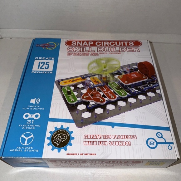 Elenco | Toys | New Snap Circuits Electronic Skill Builder Create 25 ...